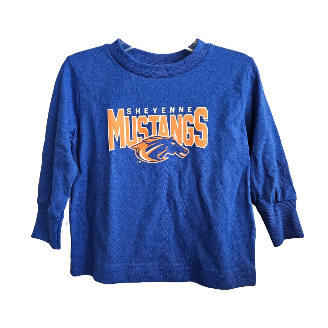 Mustangs Asher Toddler Royal RS L/S Jersey Tee 1023 – Bee Seen Gear
